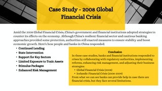 The Banking Industry: Lessen the consequences of financial crisis? | PPTX