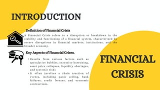The Banking Industry: Lessen the consequences of financial crisis? | PPTX