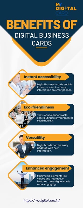 Benefits of Digital Business Cards in 4 Steps | PDF