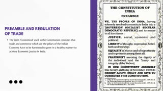 Constitutional Provisions related to trade | PPTX