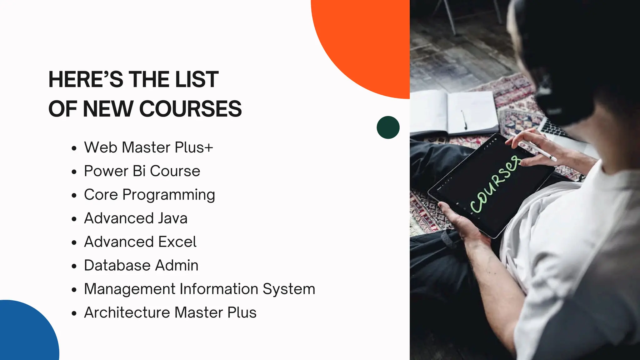 ADMEC Multimedia newly launched top courses | PPT