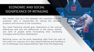 Economic and social significance of retailing | PPTX | Business ...