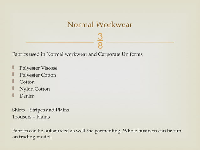 Business presentation and 5 year plan for redfort workwear | PPT