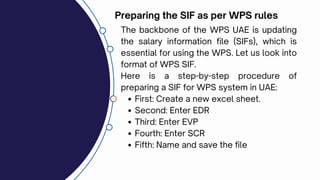 What is WPS in UAE- Introduction, Origin and Benefits | PPT