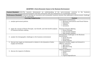 the Business and Economics curriculum guide | PDF