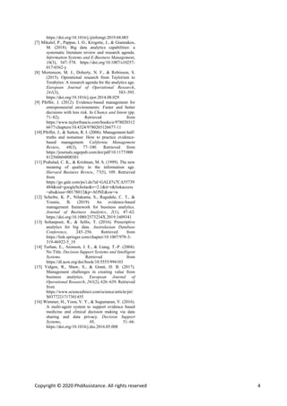 Business Analytics Dissertation Help: Defining And Identifying A ...