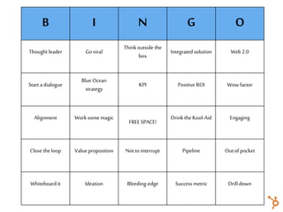Business babble-bingo-cards | PPTX