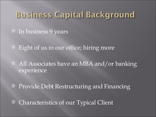 Business Capital Presentation | PPT | Business Accounting & Finance ...