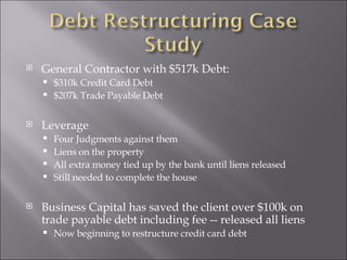Business Capital Presentation | PPT | Business Accounting & Finance ...