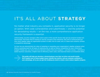 Building a business case for expanding your AppSec Program | PPT