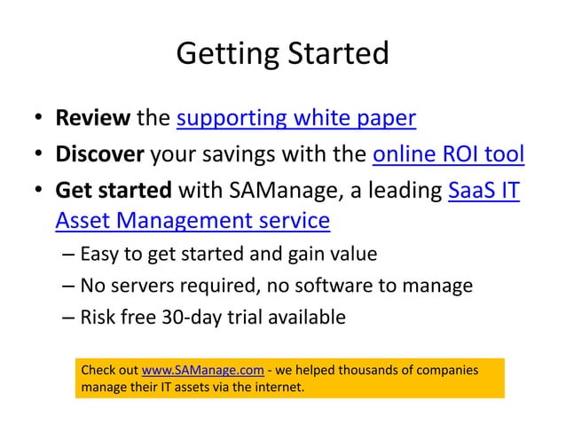 Business Case For IT Asset Management | PDF