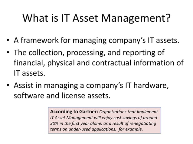 Business Case For IT Asset Management | PDF