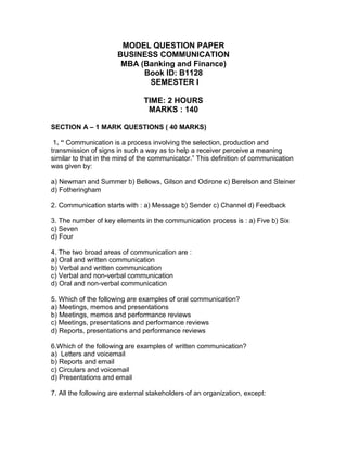 Business communication | PDF