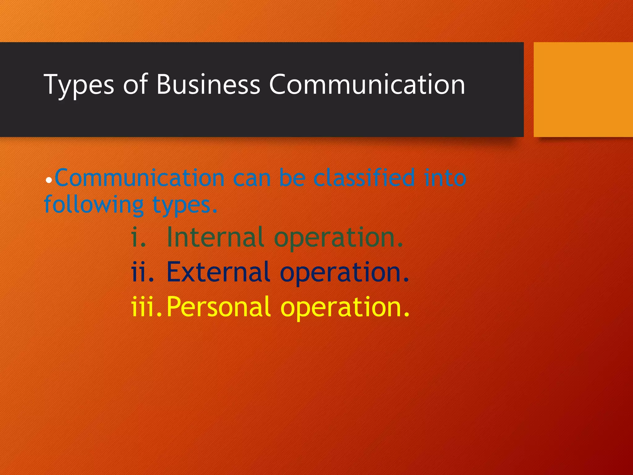 Types of Business communication | PPT