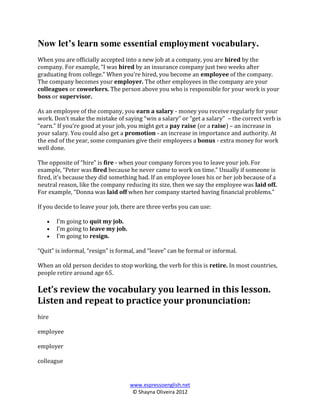 Business english-lesson-1-full-text | PDF