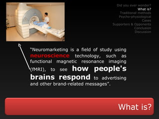 Presentation Neuro marketing | PPT | Advertising Industry | Industries
