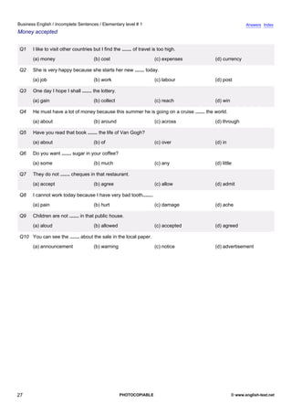 Business english-tests-sample | PDF
