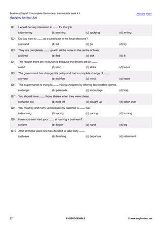 Business english-tests-sample | PDF