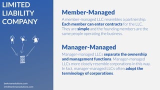 Business Entities: classify, understand, choose, and manage. | PDF