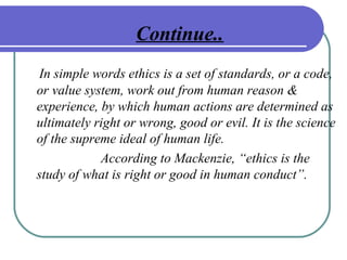 Business-ethics-ethos | PPT