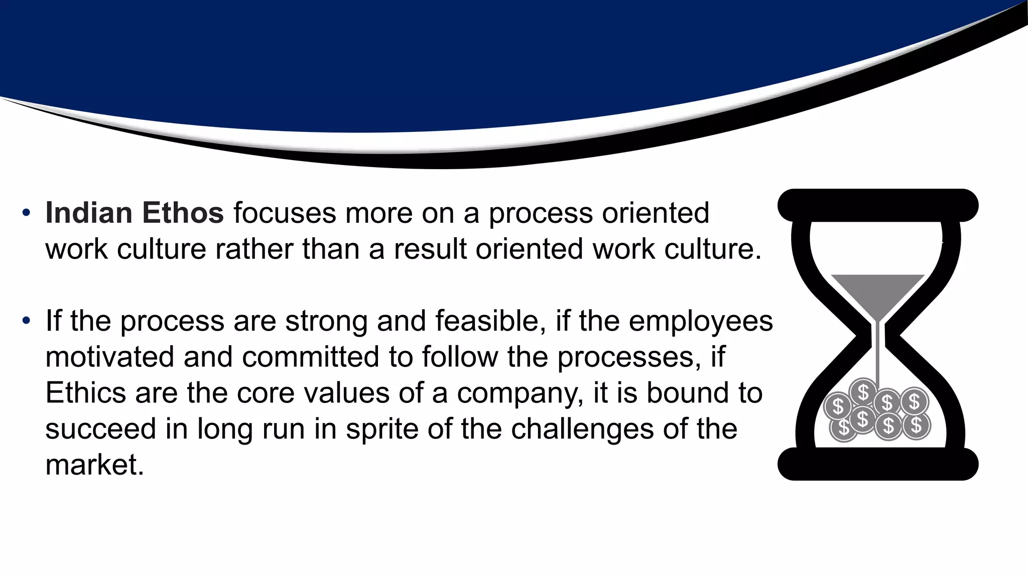 Indian ethos for work life | PPTX