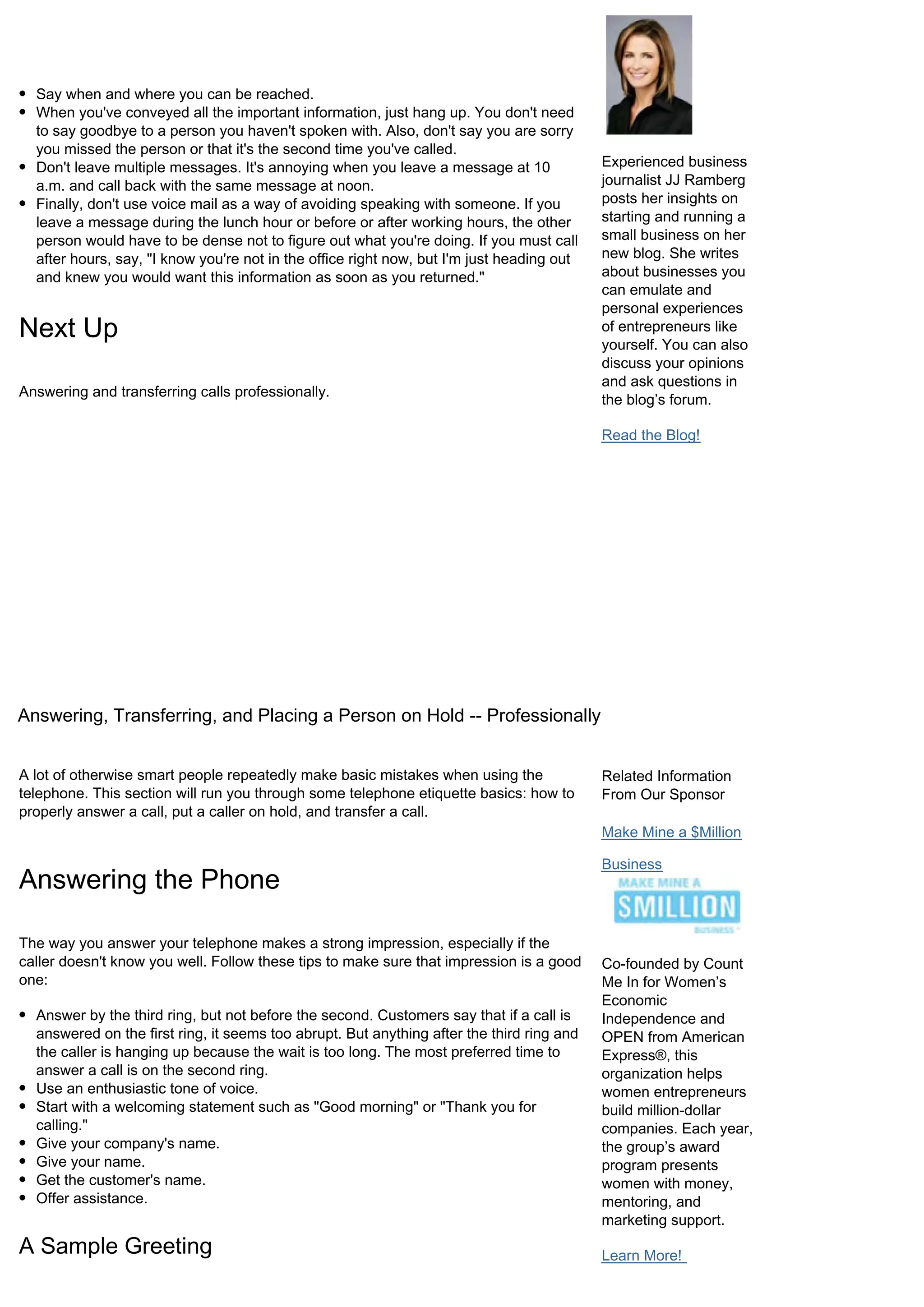 Business Etiquette Basics | PDF