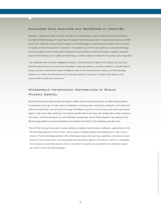 Application of BI in pharmaceutical industry | PDF