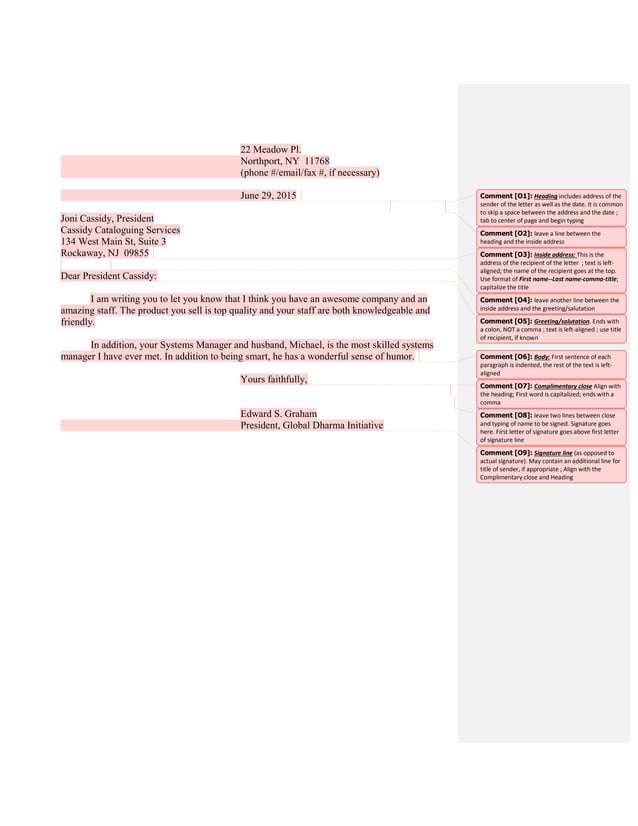 Business letter indented | PDF