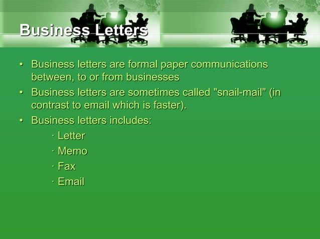 Business Letters | PPT