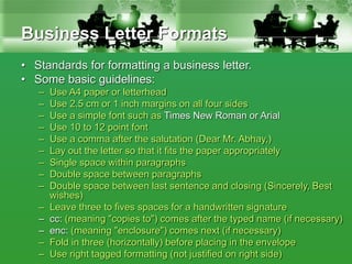Business Letters | PPT