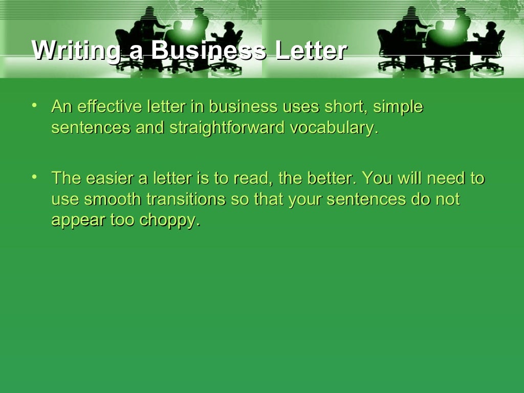 Business Letters business-letters