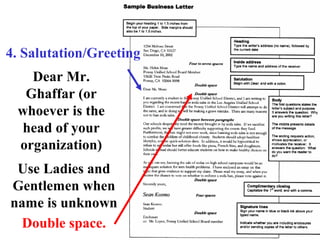 Business letters / how to write a business letter | PPT