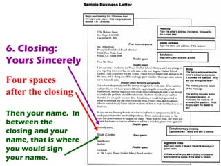 Business letters / how to write a business letter | PPT