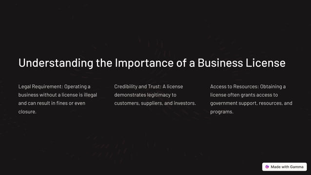 Understanding Business Licenses: A Comprehensive Guide | PPT Understanding Business Licenses: A Comprehensive Guide | PPT