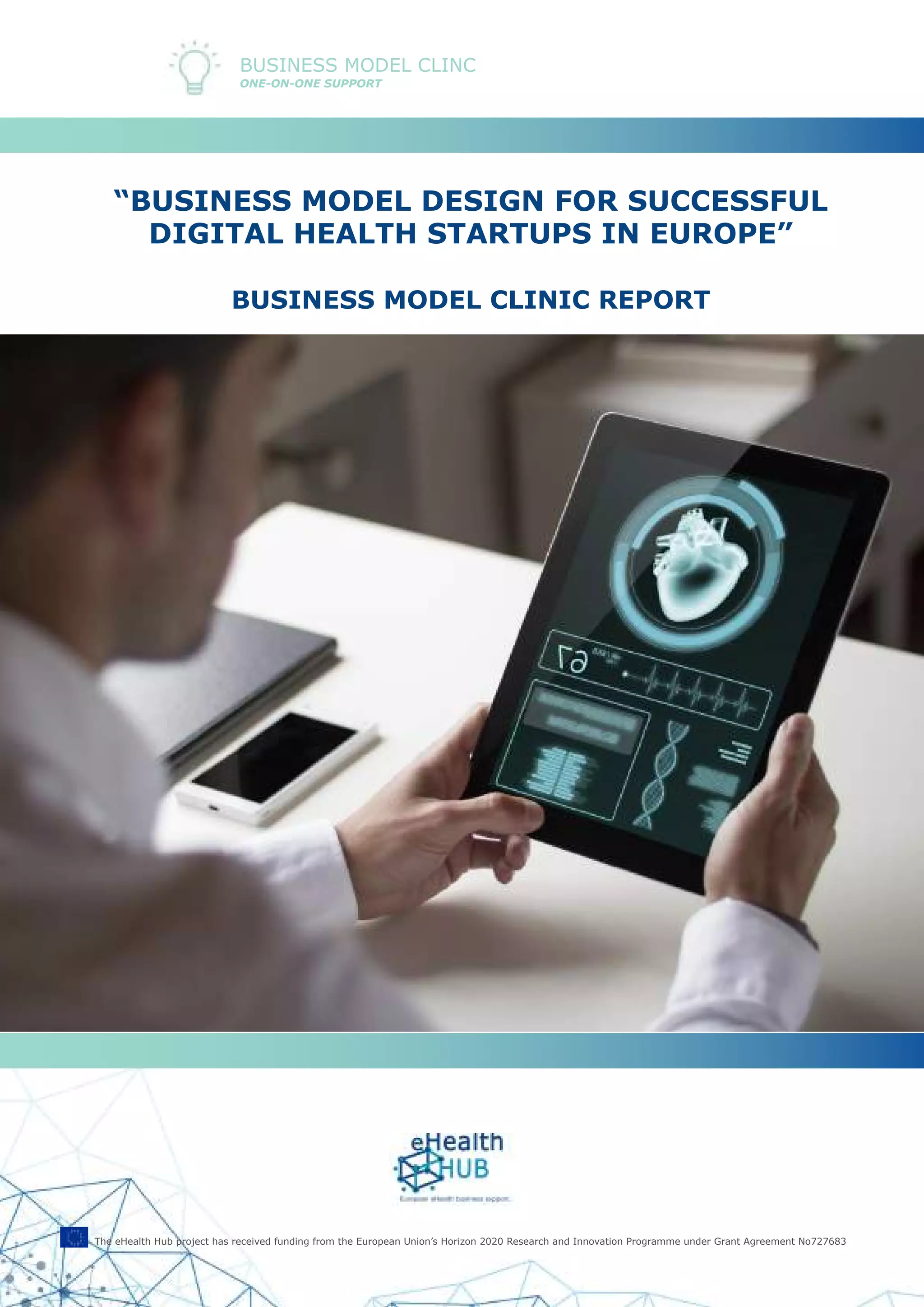 Business Model Design for successful Digital Health Startups in Europe ...