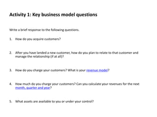 Business model-process-workbook template | PPT