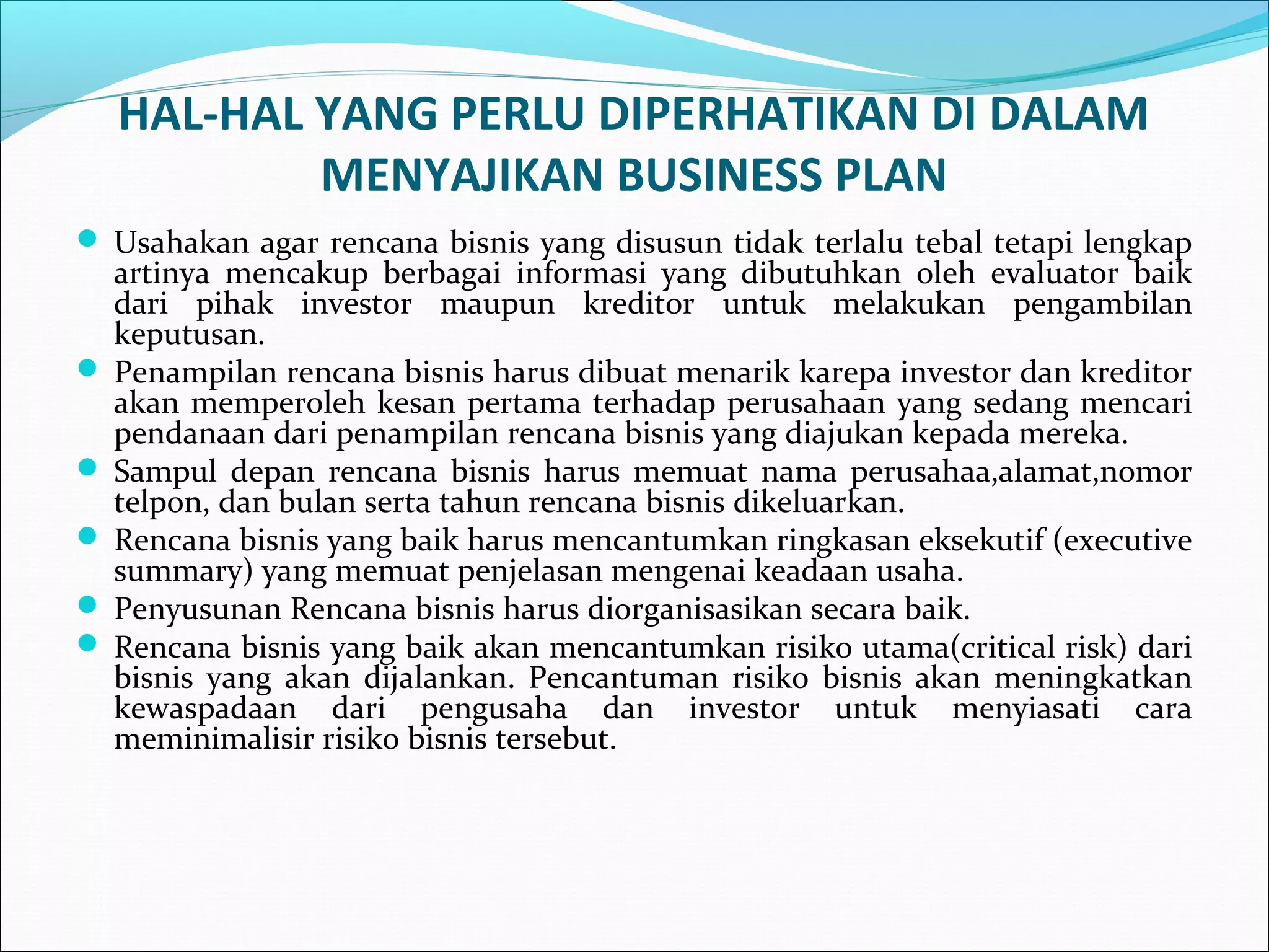 Business plan-5-perencanaan-bisnis | PPT