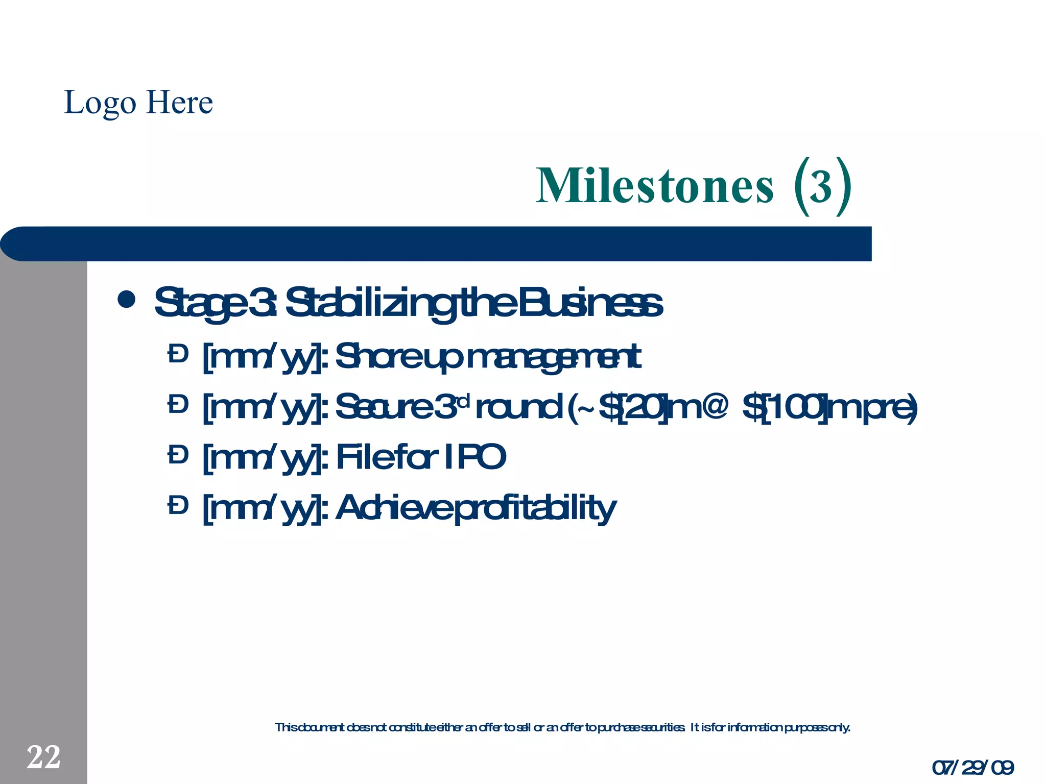 Business Plan Highlights Template | PPT