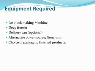 Business plan-on-ice-block-making-business-in-nigeria | PPTX