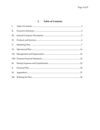 Business plan-startup | PDF