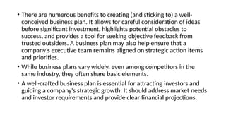 Short but Descriptive Grade 10 Business Plan | PPTX