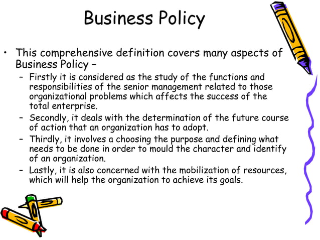 Business policy | PPT
