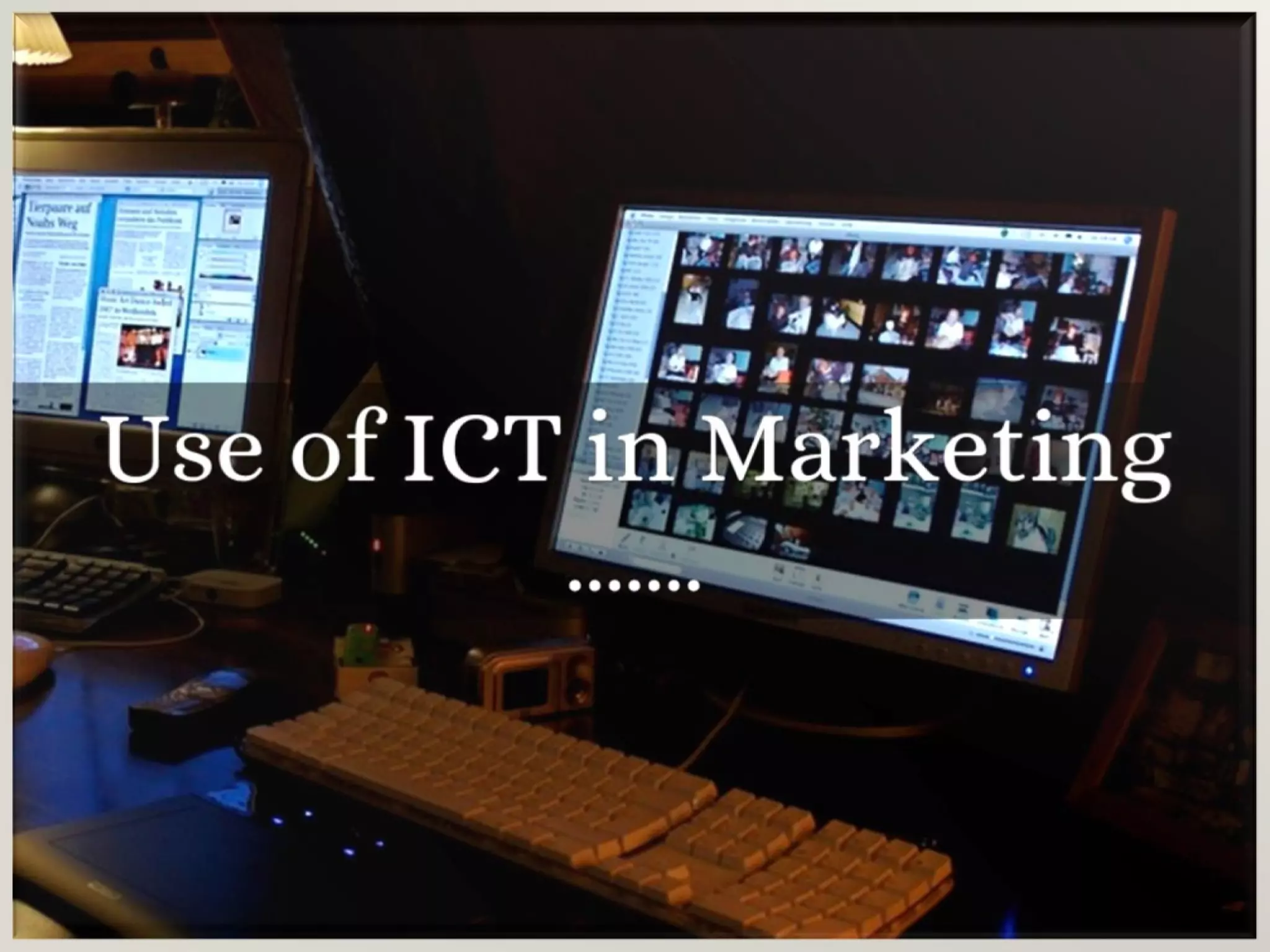 Use of ICT in Marketing | PPT