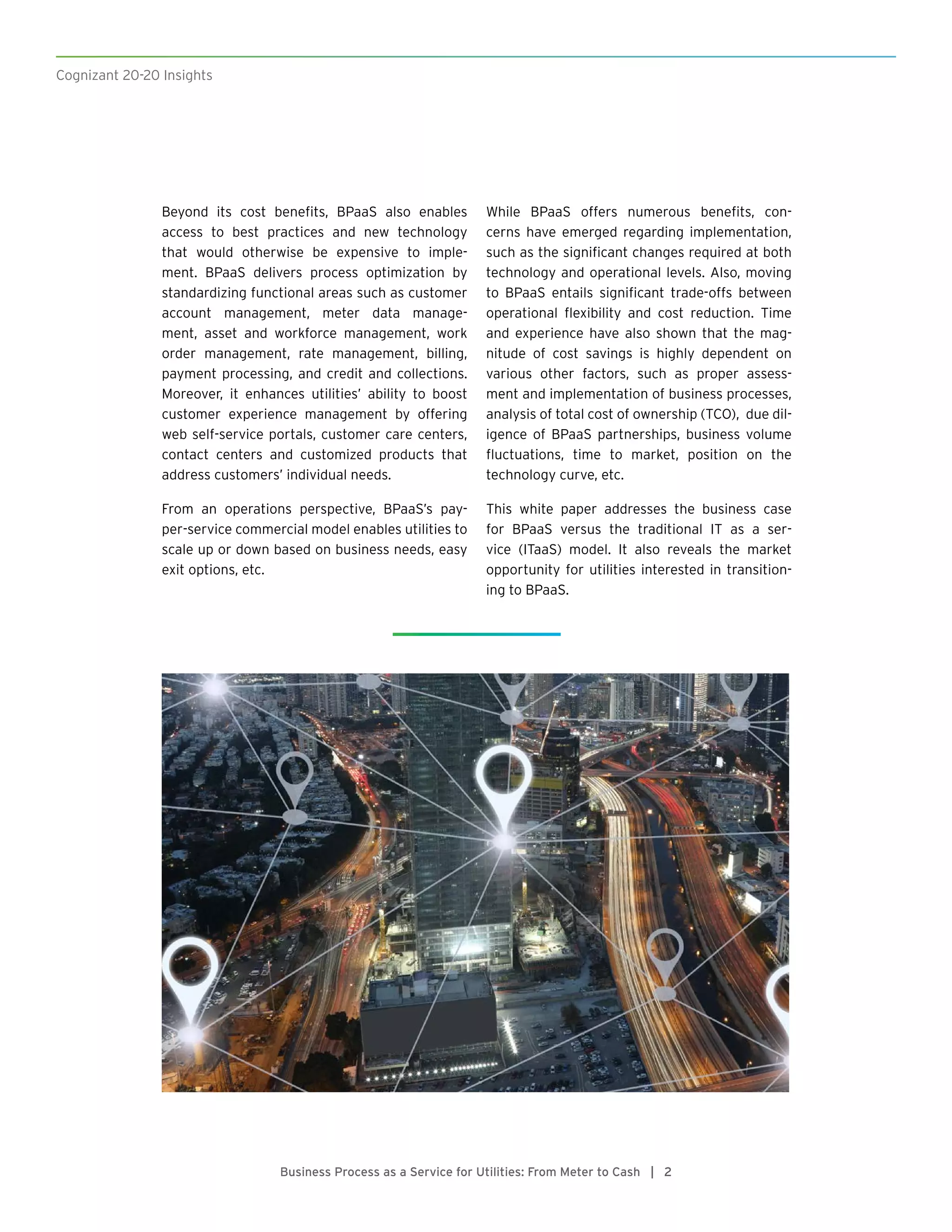 Business Process as a Service for Utilities: From Meter to Cash | PDF