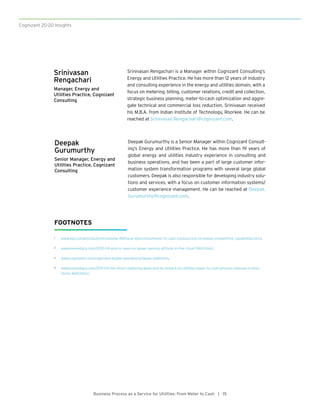 Business Process as a Service for Utilities: From Meter to Cash | PDF