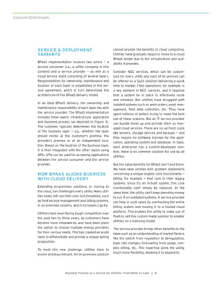 Business Process as a Service for Utilities: From Meter to Cash | PDF