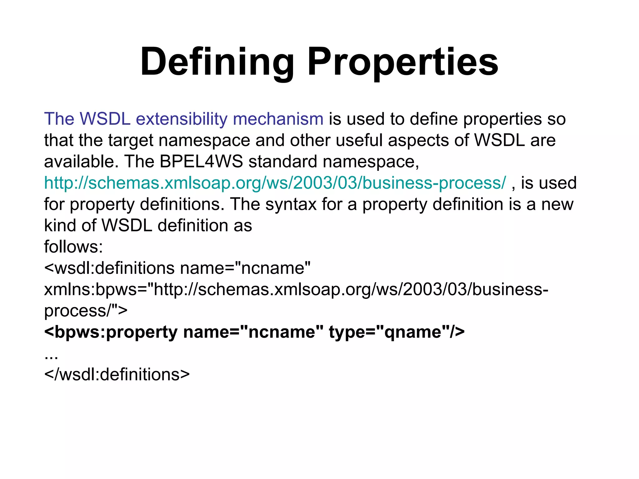 Business Process Execution Language | PPT | Web Development | Internet