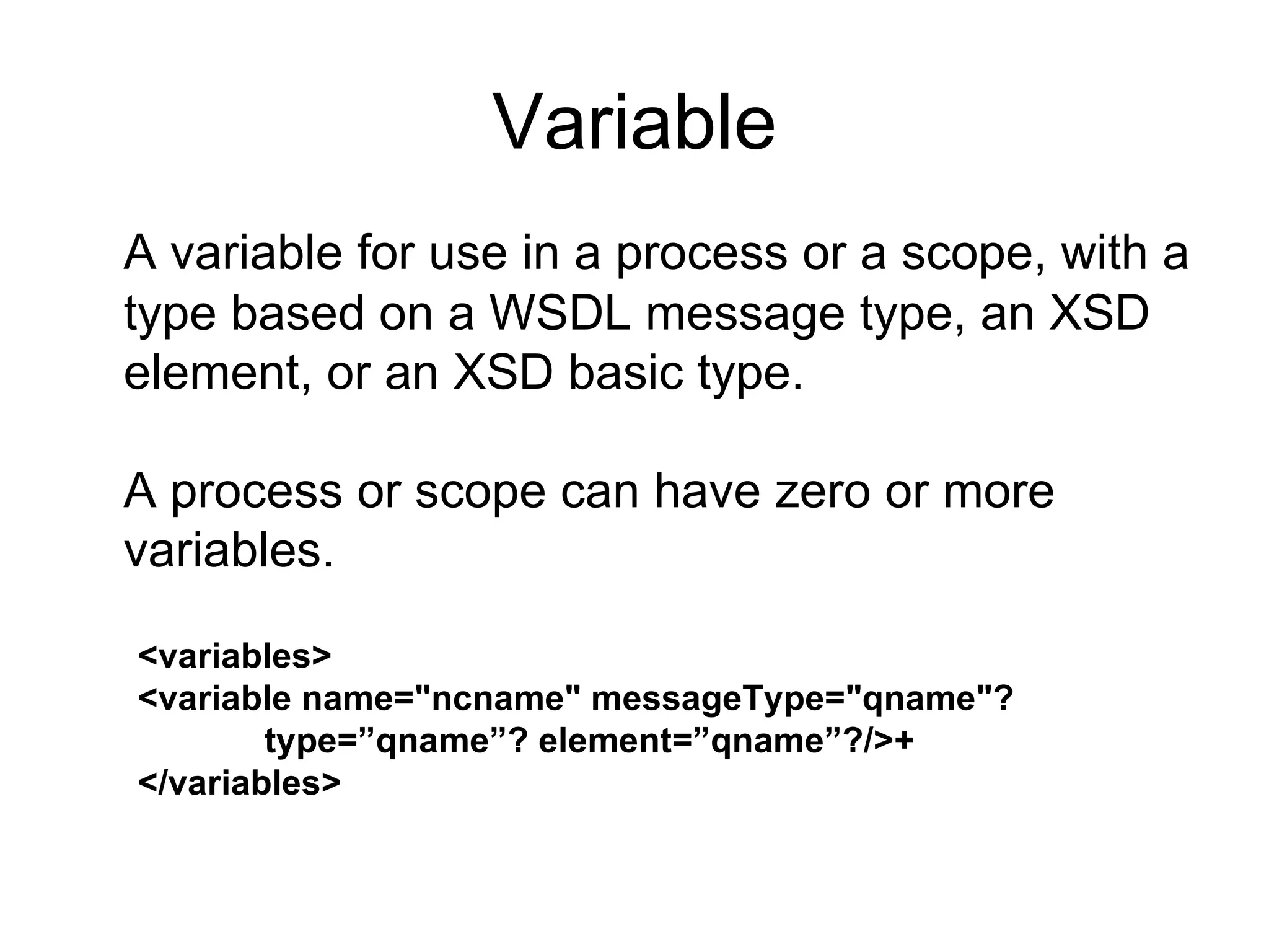 Business Process Execution Language | PPT | Web Development | Internet