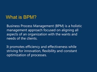 Business Process Management System | PPTX