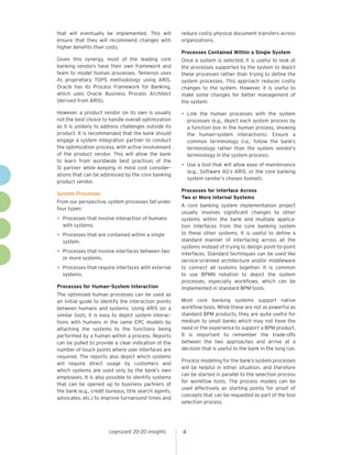 Business Process Management for Successful Core Banking Implementations ...